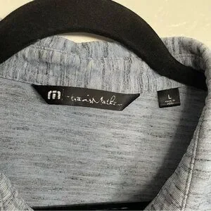 Travis Mathew | Shirts | Travis Mathew Blue With Black Heathering ...